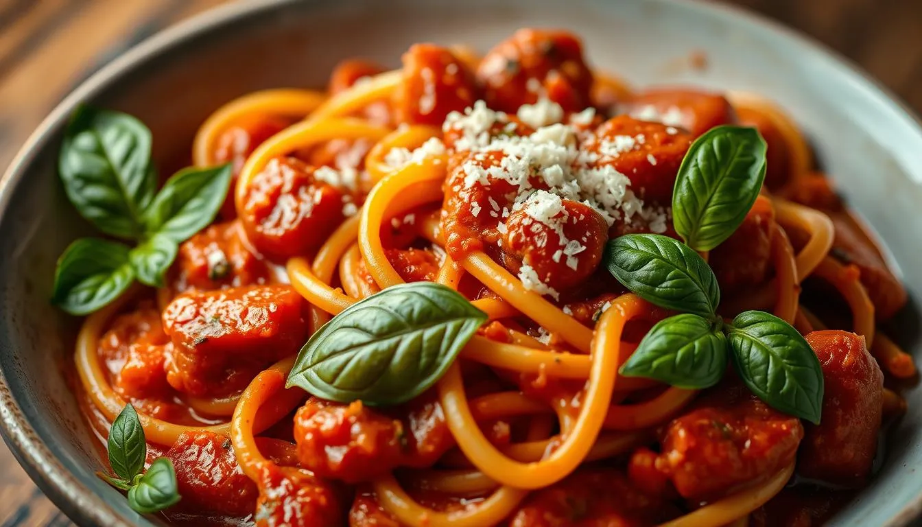 Jamie Oliver's Pasta Salsiccia - Italienisches Rezept