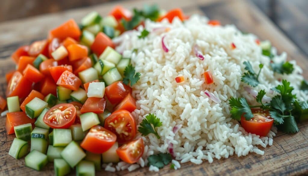 Klassischer Reissalat: Einfach & schnell zubereitet